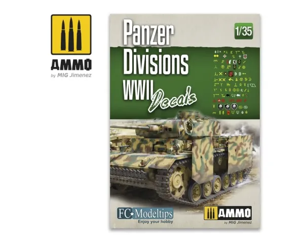 1/35 PANZER DIVISIONS WWII DECALS