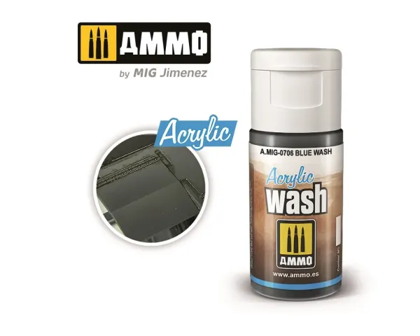 ACRYLIC WASH BLUE WASH WASH JAR 15 ML