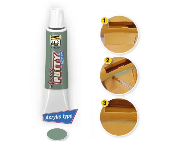 ARMING PUTTY ACRYLIC TYPE TUBE 20 ML