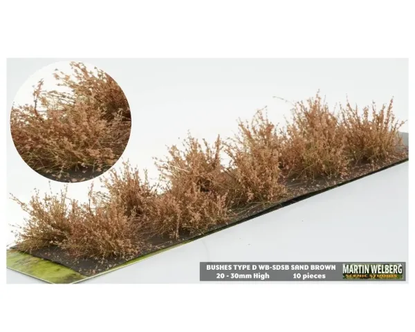BUSHES TYPE D SANDSTONE BROWN