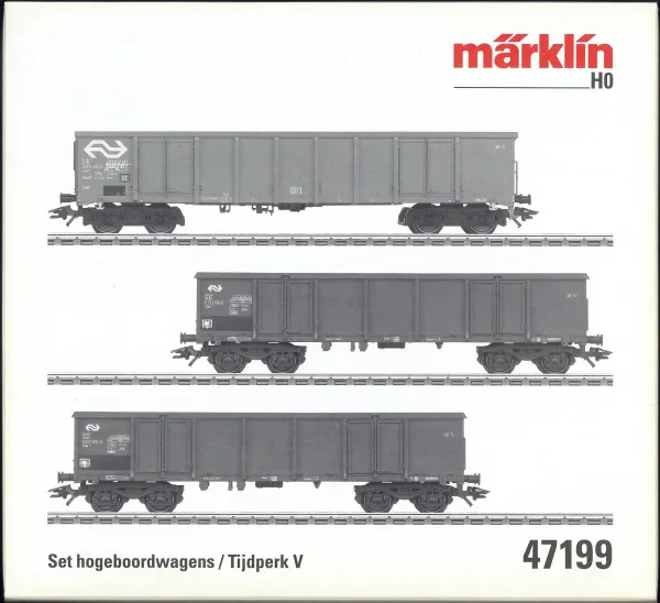 Märklin 47199 - set met 3 Eaos wagens NS